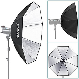 Neewer 24 inches/60 centimeters Octagon Softbox with Bowens Mount Speedring and Bag for Speedlite Studio Flash Monolight,Portrait and Product Photography