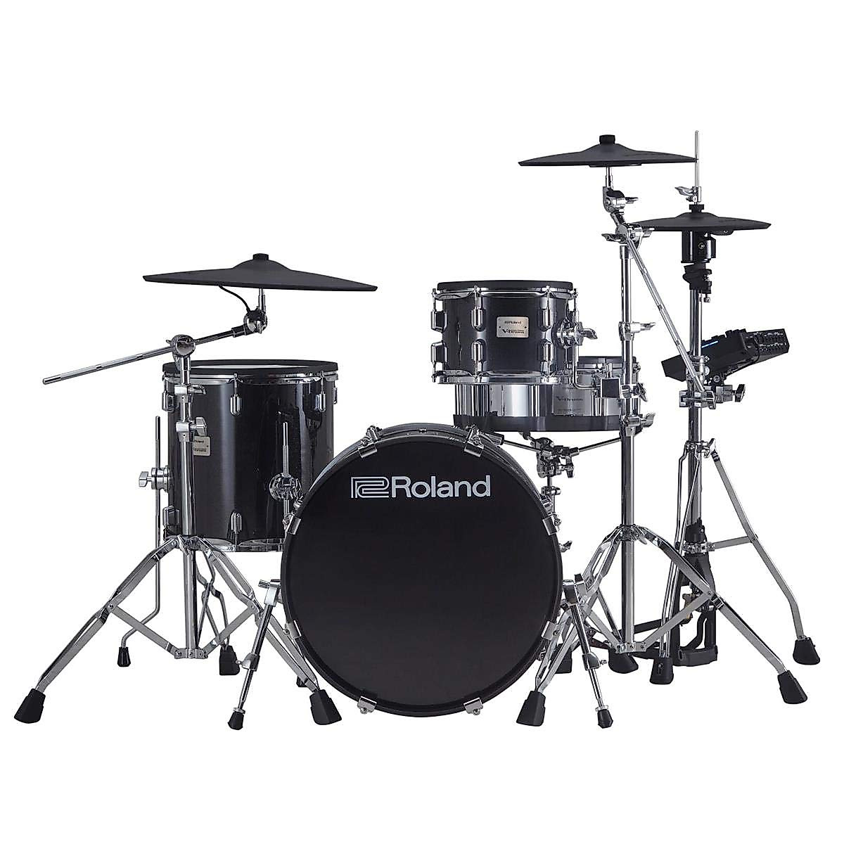 Roland Electronic Streamlined Drum Kit with Full-Size Wooden Shells (VAD-503-1)