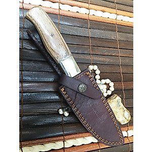 Perkin Knives - Custom Handmade Damascus Hunting Knife Fixed Blade Knife