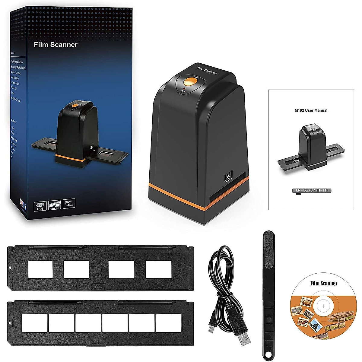 DIGITNOW 135 Film Slide Scanner Converts Negative,Slide&Film to Digital Photo,Supports MAC/Windows XP/Vista/ 7/8/10