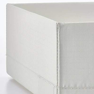 Ikea TSSP Box with compartments, White 20x34x10 cm (7 ¾x13 ½x4)