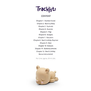 Tonies Sleepy Friends: Bedtime Stories with Sleepy Bear Audio Play Character