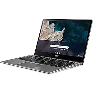 acer Chromebook Spin 513 2-in-1 Convertible Laptop, 8-Core Qualcomm Snapdragon 7c, 13.3" FHD IPS Touchscreen Display, 4GB RAM, 64GB eMMC, Student & Business, WiFi, Backlit KB, Chrome OS