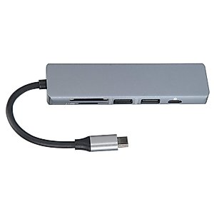 Type‑C Docking Station Adapter Intelligent Easy Docking Station Adapter Hub Adapter for Travel Home