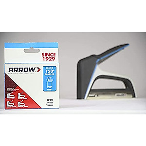 Arrow 508 Heavy Duty T50 1/2-Inch Staples for Upholstery, Construction, Furniture, Crafts, 1250-Pack
