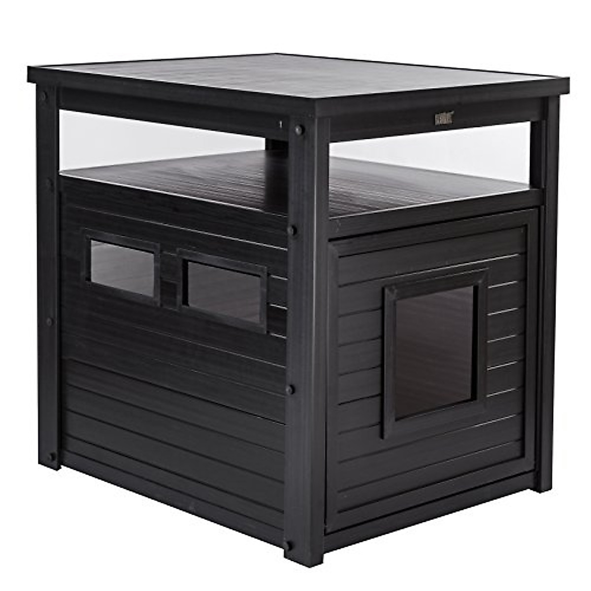 New Age Pet ECOFLEX Jumbo Cat Box Cover and End Table with Litter Box Enclosure and a 10 Year Warranty Hides Unsightly Litter Box made with Moisture & Odor Resistant Composite Material