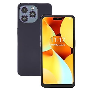 Dilwe Cell Phone 6.53 Inch, 2520x3200 HD, 8GB+64GB, 8MP Front 24MP Rear Camera Unlocked Cell Phone, Dual SIM Ultra Slim Smartphone for Android 12 (Purplecolor)