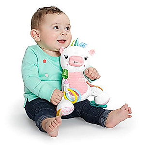 Bright Starts Bunch-O-Fun Plush Activity Toy - Unicorn, Ages 3 Months +