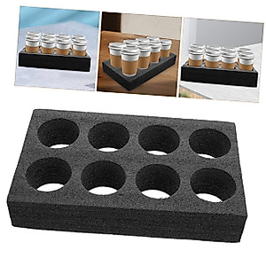Happyyami 4 Pcs Milk Tea Cup Holder Beverage Carrier Tray Packing Tray Accessory Tray Car Stands Water Bottle Carrier Universal Drinking Cup Holder 8 Cup Pearl Cotton Insulation Cages