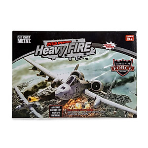 Big Daddy Die-Cast Metal Special Operations Heavy Fire Kids Toy Military Air Craft Play Set Over 40 Pieces Included in This Imaginary War Zone