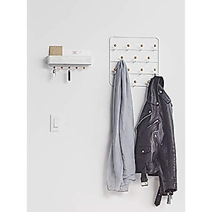 Umbra Estique Over-The-Door Multi-Use Organizer, White