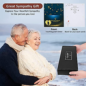 Sympathy Wind Chimes, 32" Memorial Wind Chimes for Loss of Loved One Prime, Meaningful Condolence Bereavement Rememberance Gifts for Loss of Father Mother Outdoor Deep Tone Wind Chimes Deco Garden