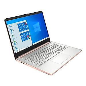 2022 HP Pavilion Laptop, 14-inch HD Touchscreen, AMD 3000 Series Processor, Long Battery Life, Webcam, HDMI, Windows 10 + One Year of Office365, Rose Gold (16GB RAM | 192GB Storage)