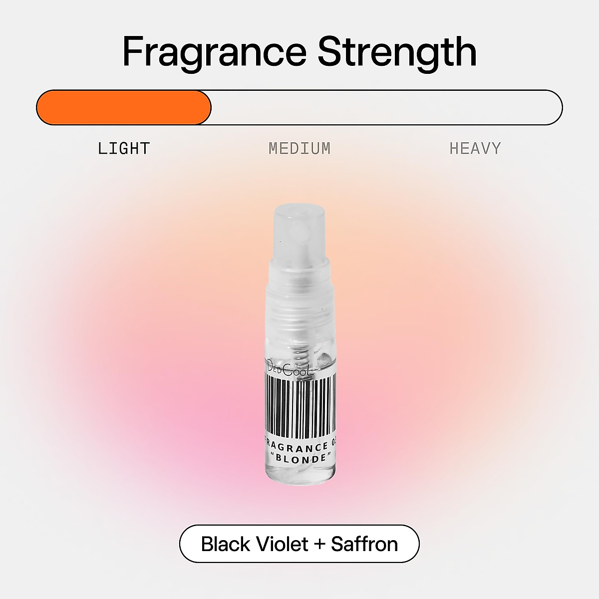 DedCool - Genderless + Vegan Eau de Parfum Sample | Clean, Non-Toxic Fragrance For All (Fragrance 03 ''BLONDE 3 ml), 0.10 Fl Oz (Pack of 1)