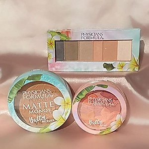 Eyeshadow Palette By Physicians Formula Matte Monoi Butter Eyeshadow Natural Matte Blushed Nudes, For Sensitive Skin, Hypoallergenic, Nourishing Moisturizing, Smooth, All Day Wear