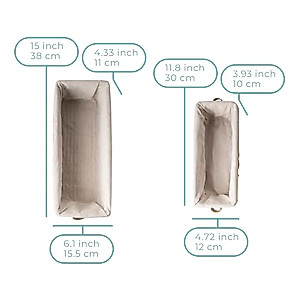 Comfify Boho Decorative Rope Baskets, Set of 3, Brown, Round, 10"Dia