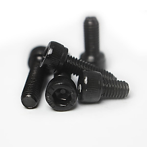 GUTEBANG M5x25mm Socket Head Cap Screws Bolts Metric Machine 12.9 Grade Alloy Steel Hex Socket Screw, Black Oxide Finish, Fully Threaded, 50PCS