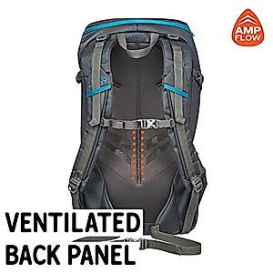 Kelty Asher Day Hiking Pack, 18-85 Liter Capacity, Hiking, Backpacking, Travel Pack, Internal Frame 2023 Model (35L Beluga)