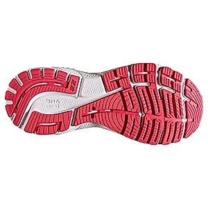 Brooks Women's Adrenaline GTS 22 Supportive Running Shoe - Black/Purple/Coral - 9 Medium