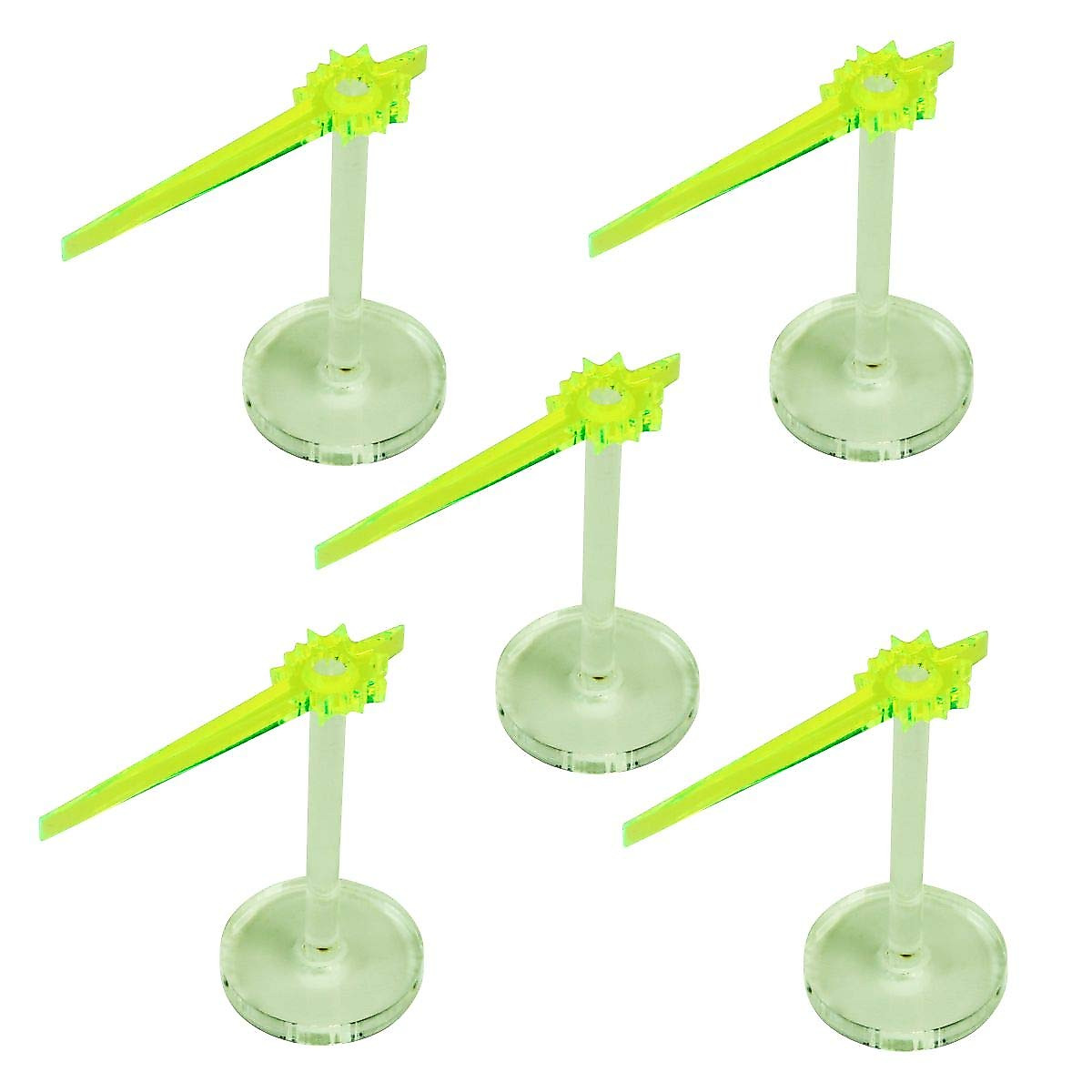 LITKO Laser Beam Stands, Fluorescent Green (5)