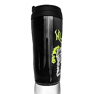 LOREBUTY Municipal Band Waste Coffee Mug With Lids 12oz Insulated Car Mugs Double Wall Vacuum Reusable Travel Coffee Cup For Hot/Ice Drinks Coffee Teas