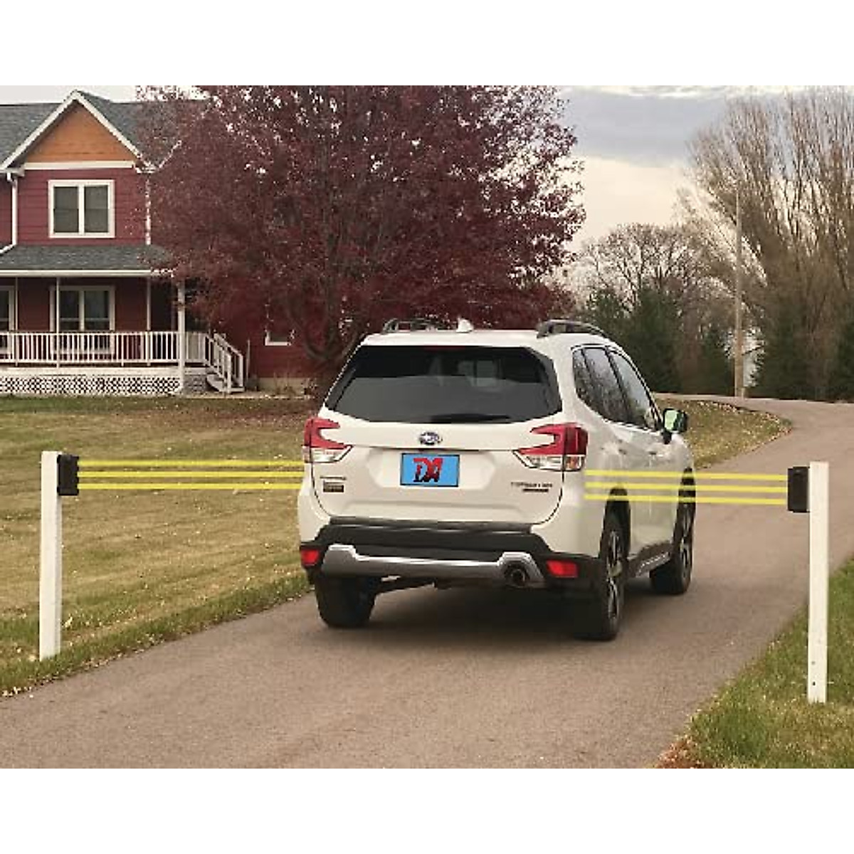 Dakota Alert SBB-4000 Solar Break Beam Driveway Alarm Sensor - Long Range, Outdoor, Weatherproof, Up to 1 Mile Wireless Range - Compatible with Any Dakota Alert 4000 Series Receivers