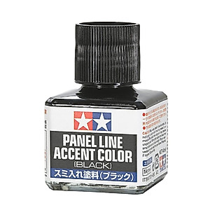 TAMIYA Panel Line Accent Color 40ml Black TAM87131 Plastics Paint Enamels