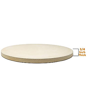 EXTRA THICK Pizza Stone - Perfect crusts and improved heat deflection
