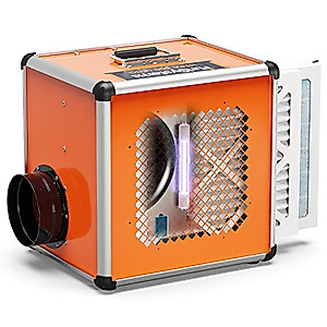 Purisystems Negative Air Scrubber with Advanced 5 Stage Filtration - Air Cleaner, Low Noise, Stackable Design for Hospital, Cleanroom, Renovation, Water and Fire Repair | Up to 600 CFM