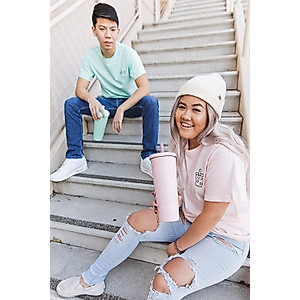 Double Bubble Boba Bundle Pink and Blue- Stainless Steel