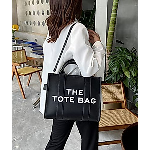 JBB Tote Bags for Women Oversized PU Leather Crossbody Bags Top-Handle Shoulder Tote Bags