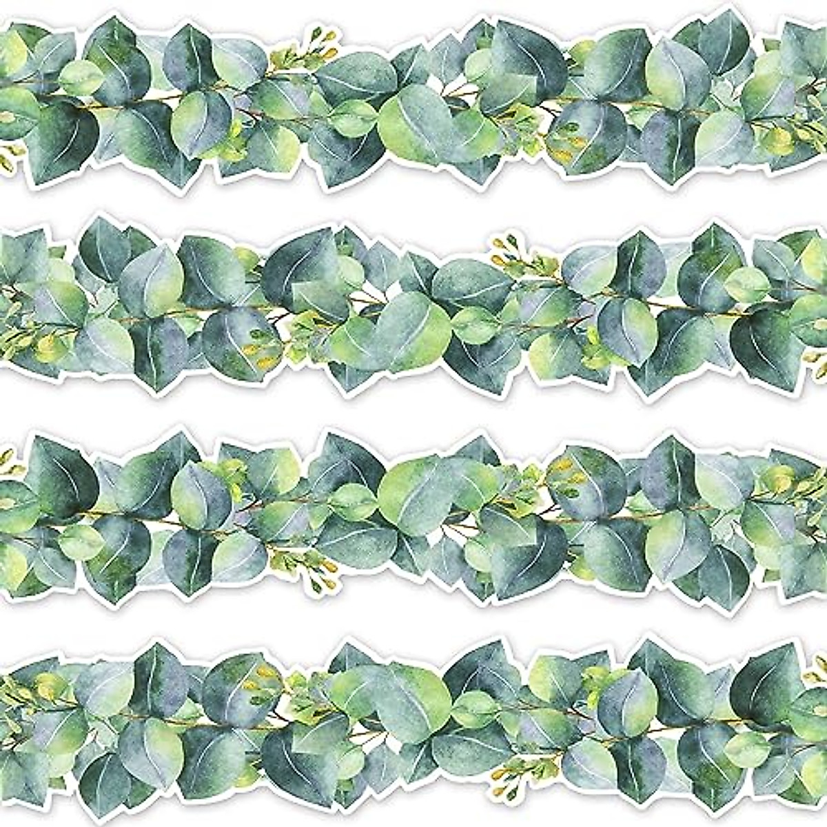 Eucalyptus Bulletin Board Borders – Green Classroom Decor
