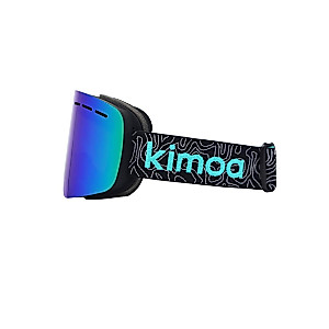 Kimoa - Ski Goggles Lab Gris, Adultos Unisex, Estandár