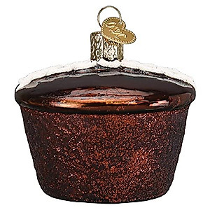 Old World Christmas Hostess Cupcake Blown Glass 2020 Unique Christmas Ornaments for Christmas Tree Decorations