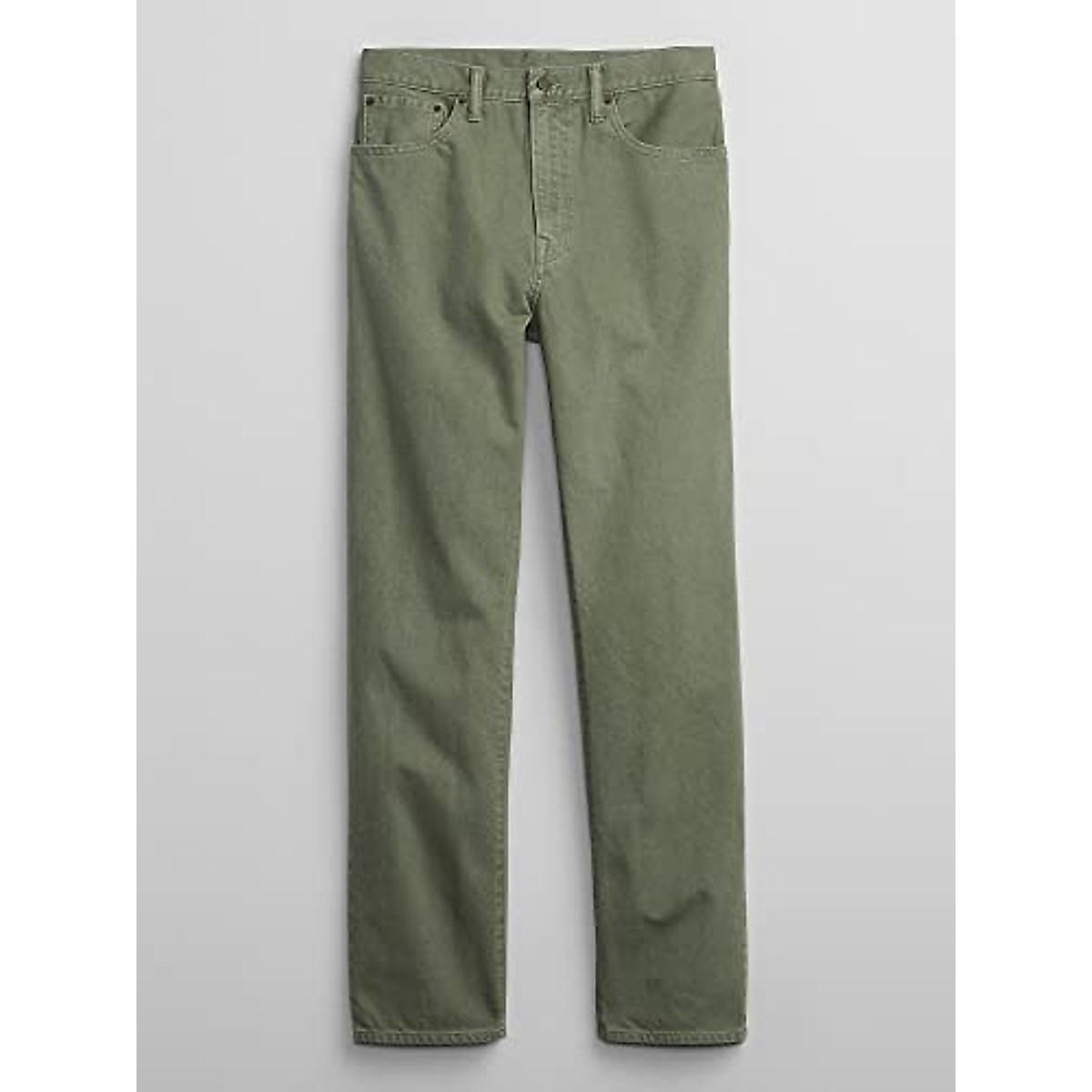 GAP Mens Orginal Straight Fit Jeans Gasoline Green 32X34