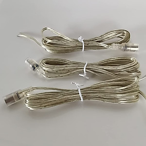 LED Lighting 3pcs 6.56ft Transparent DC Extension Cable 5.5mm x 2.1mm Female Power Cord for CCTV Security Indoor ,led neon Signs Power Wires,neon Signs accessories12v DC Power Supply Plug Adapter