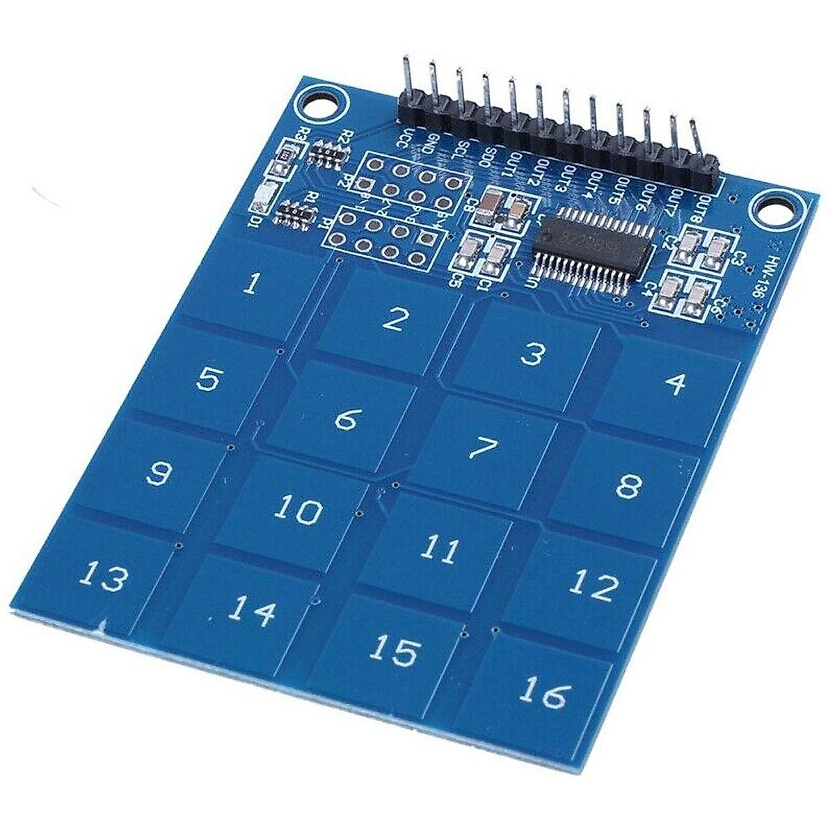 Gump's grocery TTP229 16 Channel Digital Capacitive Switch Touch Sensor Module