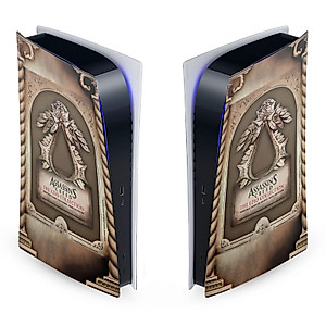 Head Case Designs Officially Licensed Assassin's Creed Belt Crest II Graphics Matte Vinyl Faceplate Sticker Gaming Skin Decal Cover Compatible With Sony PlayStation 5 PS5 Digital Edition Console