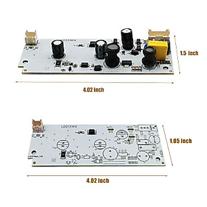 Bydorunce W10515057 W10515058 Refrigerator LED Light Driver Replacement for Refrigerator Freezer LED Light Part No Plastic Cover (2pcs W10515057 Side Light + 1pcs W10515058 Main Light)