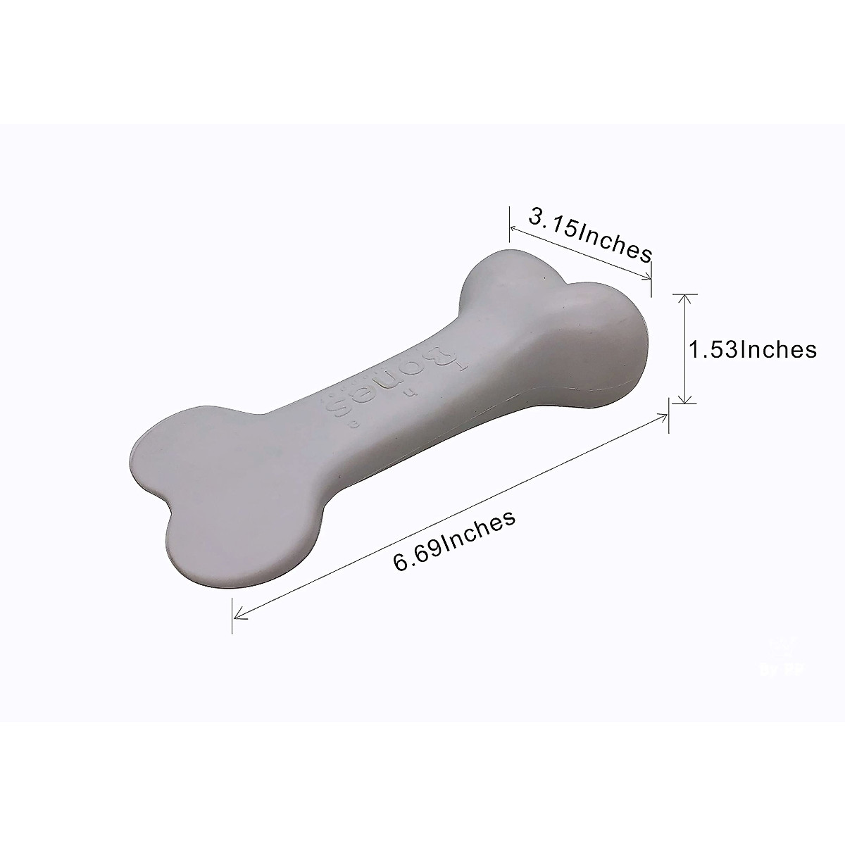 KAKULE 2Pack Rubber Door Stoppers Bone Door Stoppers Security for Heavy Doors Gift for Festival