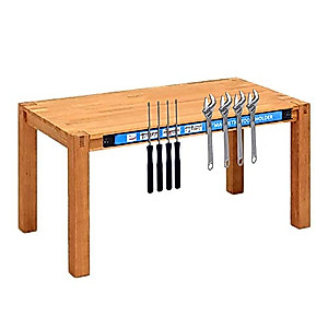 Magnetic Tool Holder 18 Inch 8 Pack Heavy Duty Magnet Tool Bar Strip Rack Wall Mount Blue