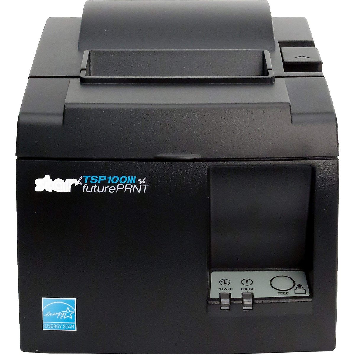 Star Micronics TSP143IIIBi Bluetooth Thermal Receipt Printer for iOS, Android, and Windows with Auto-cutter and Internal Power Supply - Gray (Renewed)