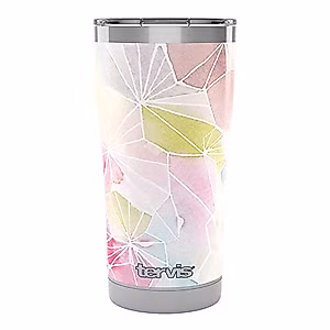 Tervis Yao Cheng Reflections Triple Walled Insulated Tumbler Travel Cup Keeps Drinks Cold & Hot, 20oz Legacy, Stainless Steel