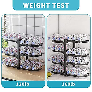 Wisdom Star 6 Tier Pots and Pans Lid Organizer Rack Holder, Adjustable Pot Organizer Rack for Under Cabinet, Pot Rack for Kitchen Organization and Storage, Black