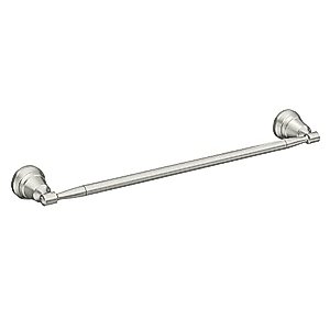 Moen MY0324BN Halle 24-inch Single -Towel Bar, Brushed Nickel