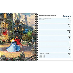 Disney Dreams Collection by Thomas Kinkade Studios: 2022 Monthly/Weekly Engageme