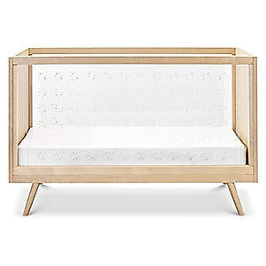 Babyletto Ubabub Nifty Clear 3-in-1 Crib in Natural Birch, Greenguard Gold Certified