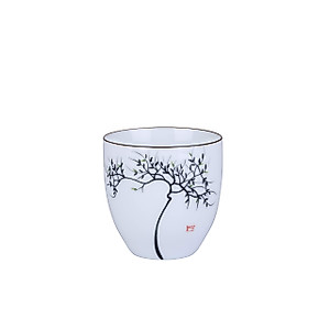 I-MART 4 Pcs Japanese Tea Cups, Chinese Ceramic Kung Fu Tea Cups, Tea Cup Set, 5 Ounce