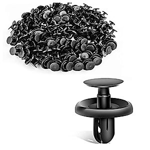 100PCS Car Clips Fasteners,Premium Nylon Push-in Fender Liner Clips for Car Accessories Replacement,Universal Car Push Retainer Clips #90467-07201 Compatible with Lexus Toyota Corolla
