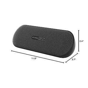 Nylavee Computer Speakers, PC Sound bar for Desktop, HiFi Stereo Soundbar, Large Speaker Drivers, 3.5mm Aux-in Connection, USB Powered Mini Speaker Soundbar for Desktop Monitor, PC, Laptop, Tablets